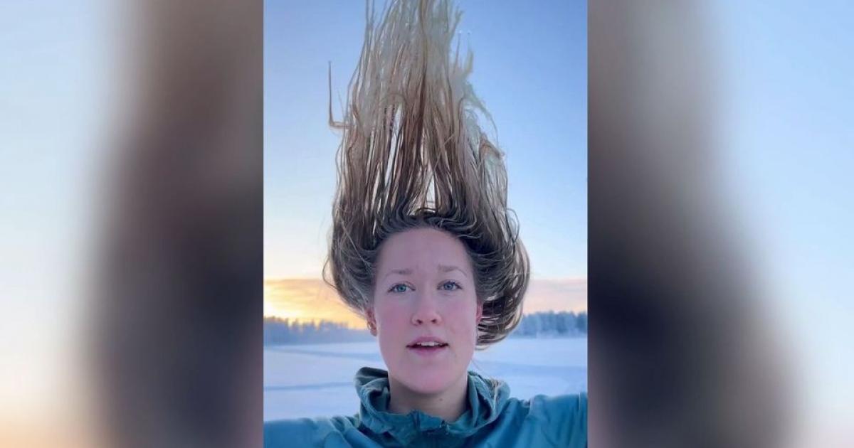 Viral: Τα μαλλιά της κοκάλωσαν στους -30°C (βίντεο) | Proson